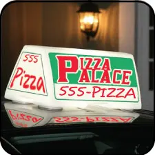 Pizza Delivery Car Sign