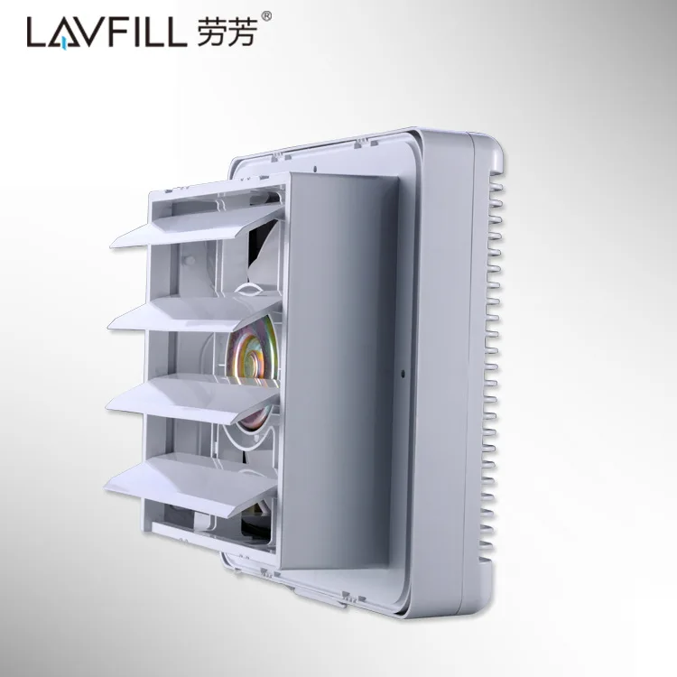 6/8/10 inch louver exhaust fan exhaust fan inlet bidirectional linkage ...