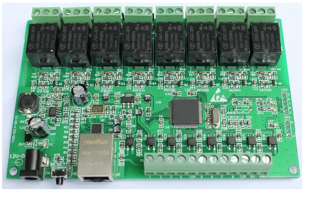 Buy 8 Way Relay Network Ip Relay Web Relay Dual Control Local Phone Control