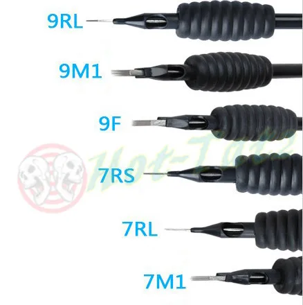 Купить 12 шт одноразовые тату иглы 3rl, 5rl, 7rl, 9rl, 7m 1, 9m 1, 4f ...