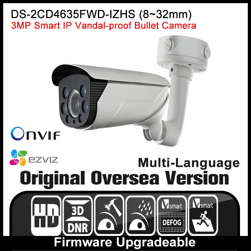 ip camera cctv security camera project DS 2CD4635FWD IZHS Original ...