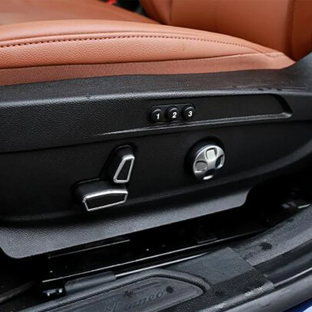 front driver seats Adjust key switch button knob decorative sticker ...