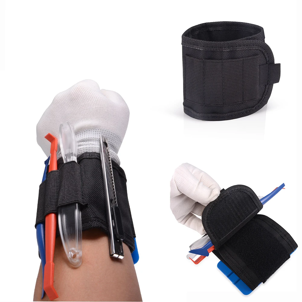 Magnetic Wristband Wrist Tools Pouch For Holding Squeegee Vinyl Car ...