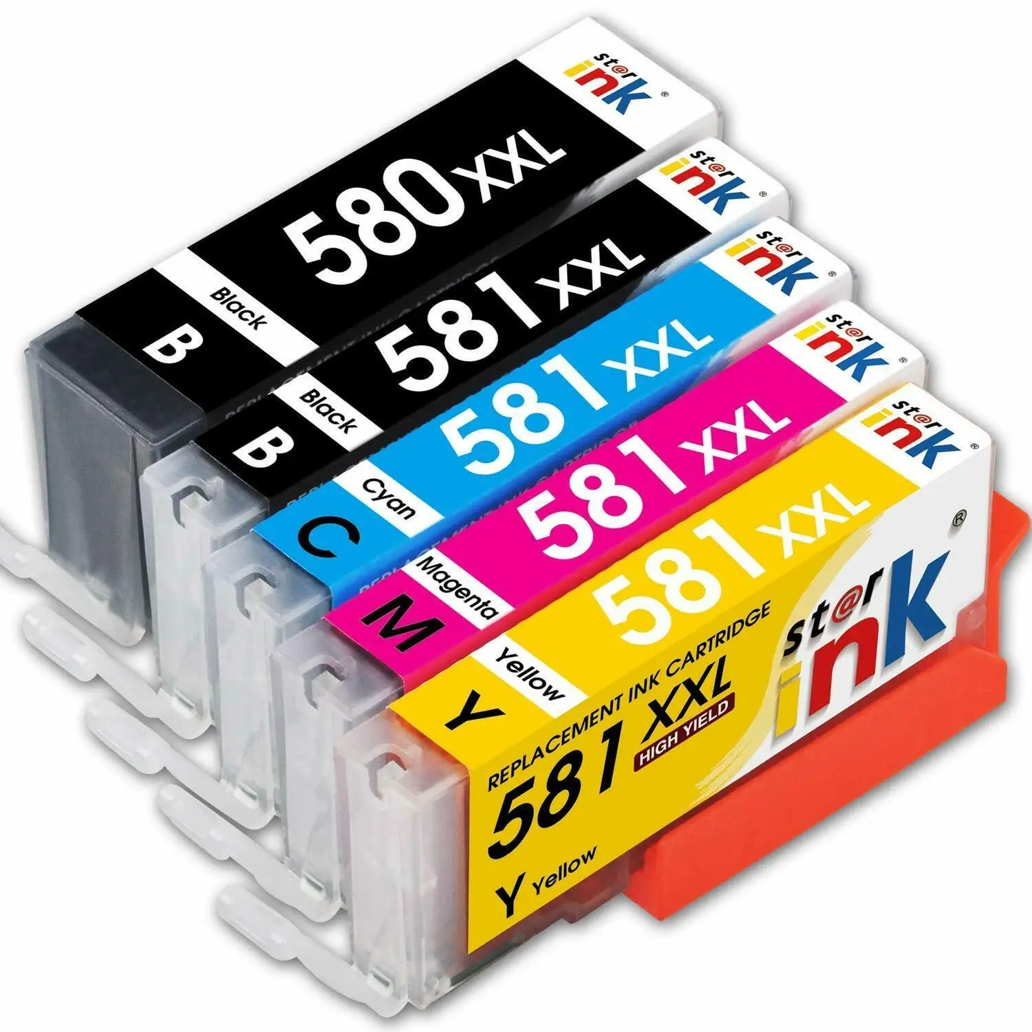 New Compatible Pgi-580xl Cli-581xl Ink Cartridge For Canon Pixma Tr7550 ...