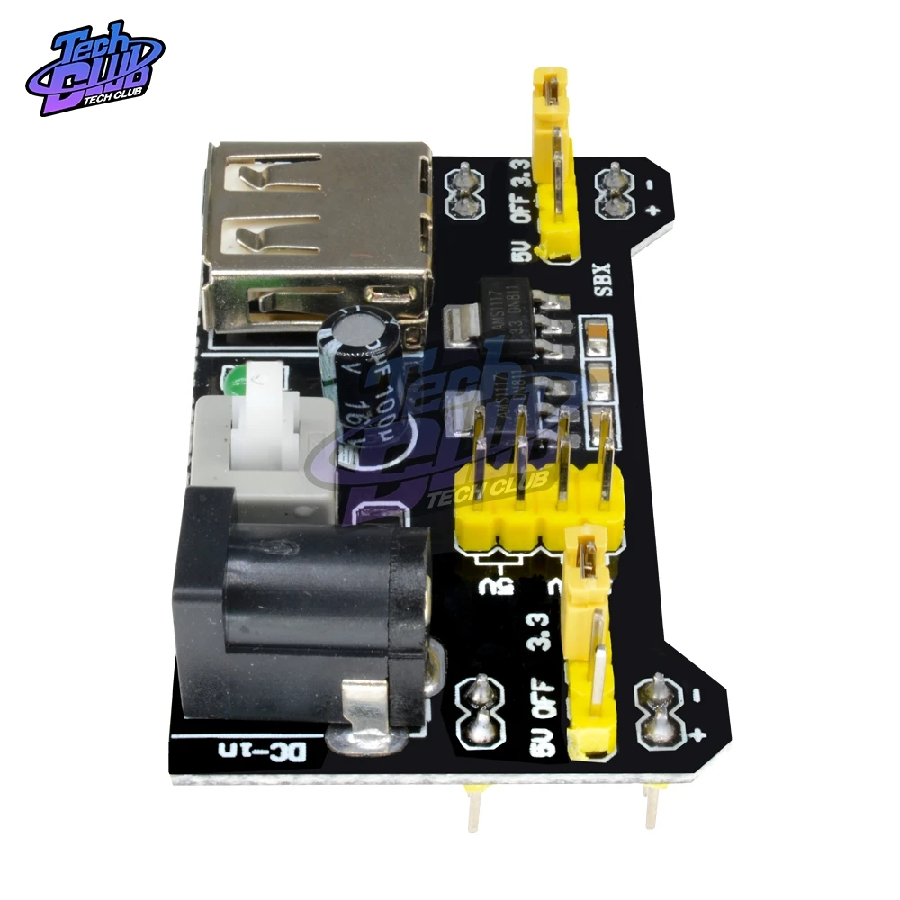 MB102 Breadboard Power Supply Module 3.3V 5V for Arduino Solderless ...