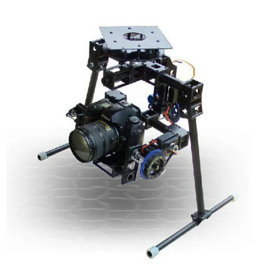 Profession Camera Gimbal W/servos & gyroscope for 5D/7D/D90 SLR Aerial ...