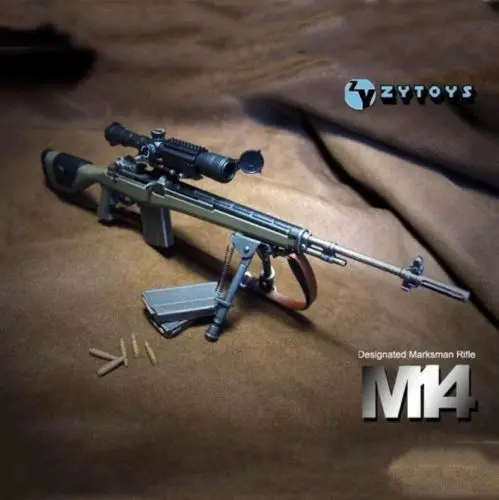 1/6 scale Hot figure Toys M14 Assault rifle action figure Model guns ...