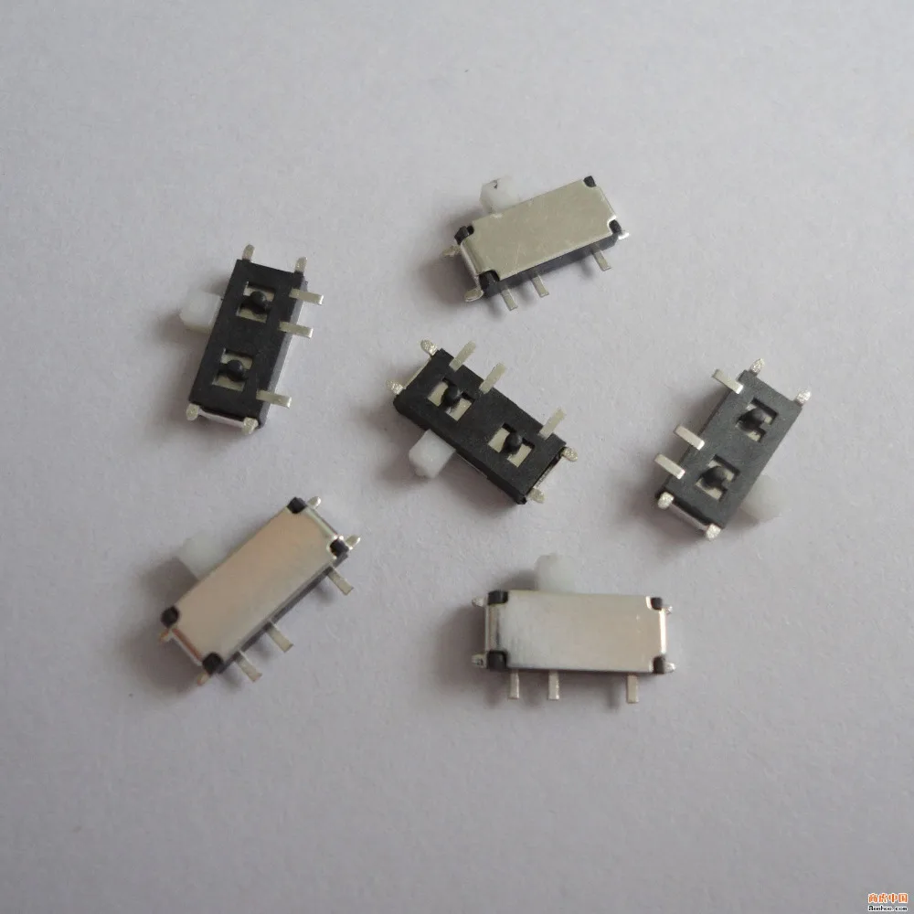 Free Shipping 20pcs Onoff 2 Position 1p2t Spdt Horizontal Miniature Smt Smd Slide Switch In