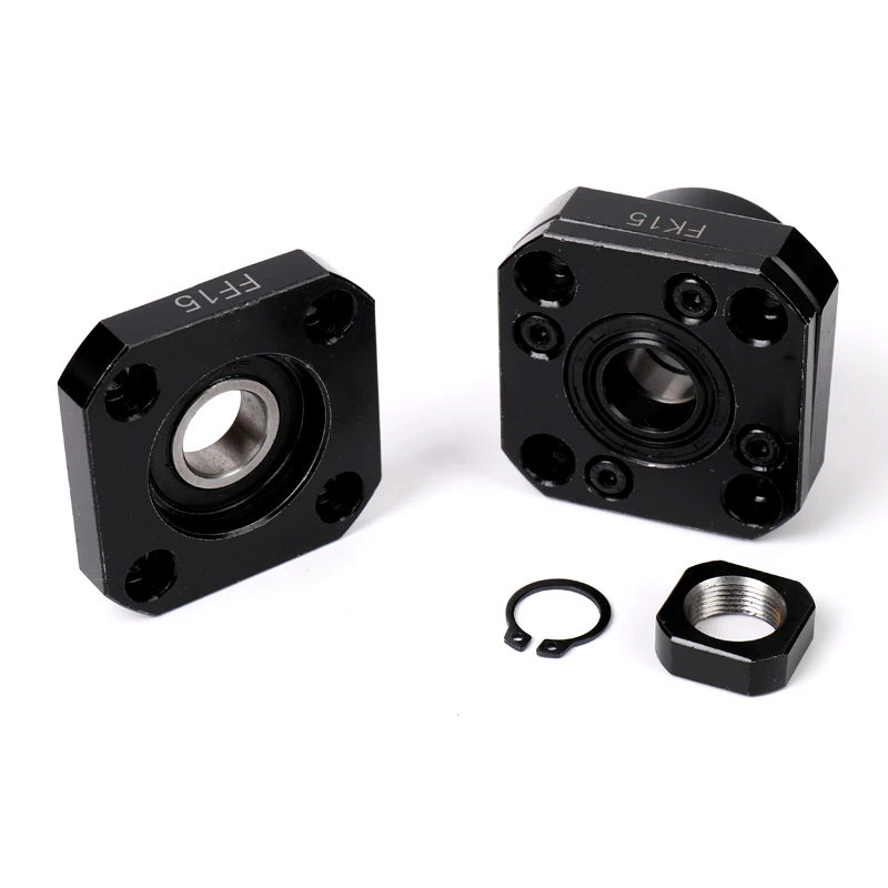Sfu1605 Ballscrew Support 1pcs Fk12 And 1pcs Ff12 Match For 16mm 1605 ...