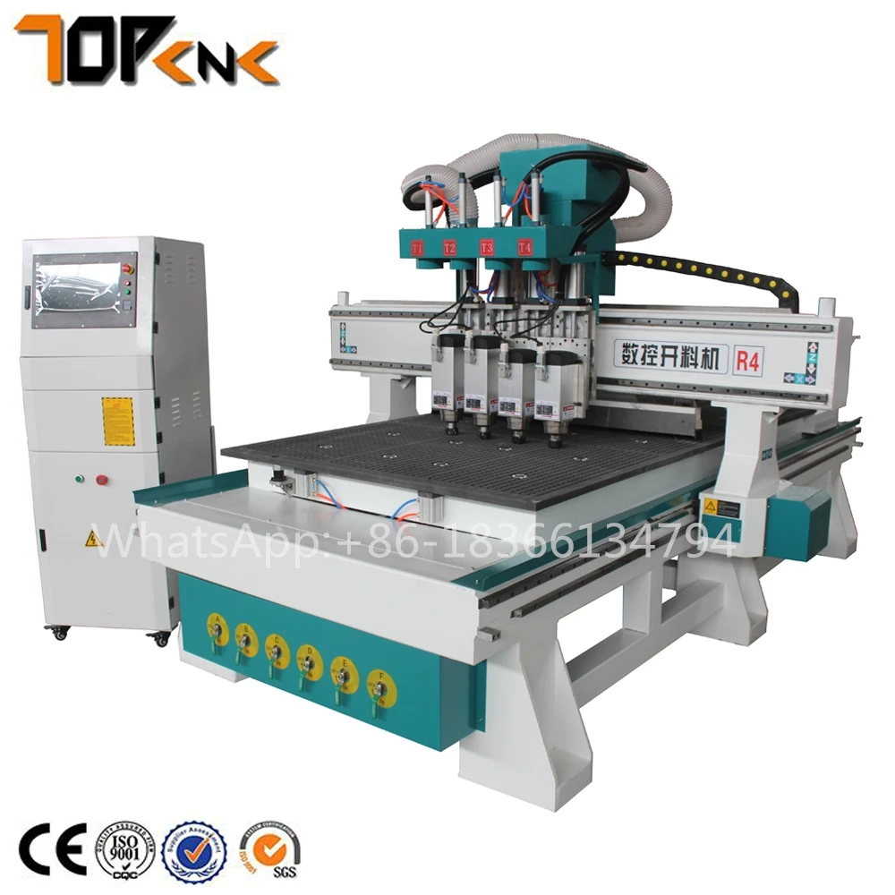 Factory supply 4 axis atc cnc router 4th axis cnc router-in Wood ...