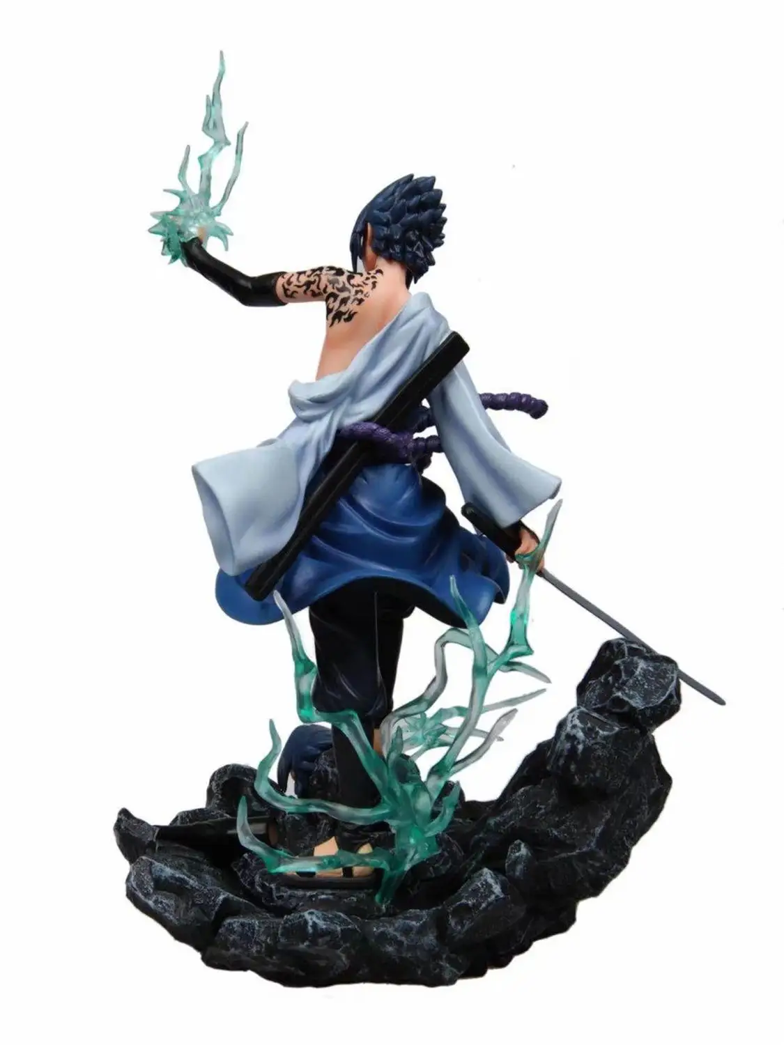 1/6 Anime Statue NARUTO Uchiha Sasuke Changeable Head Full-Length ...