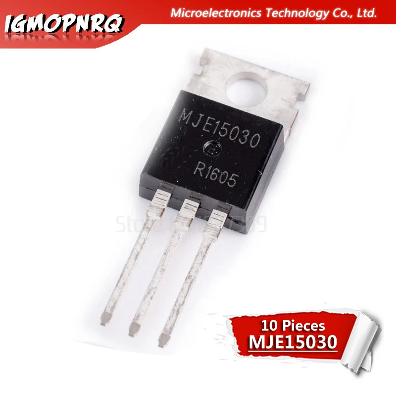 10 piezas MJE15030 220 E13030 MJE15030G TO220 transistor nuevo original|Circuitos integrados ...