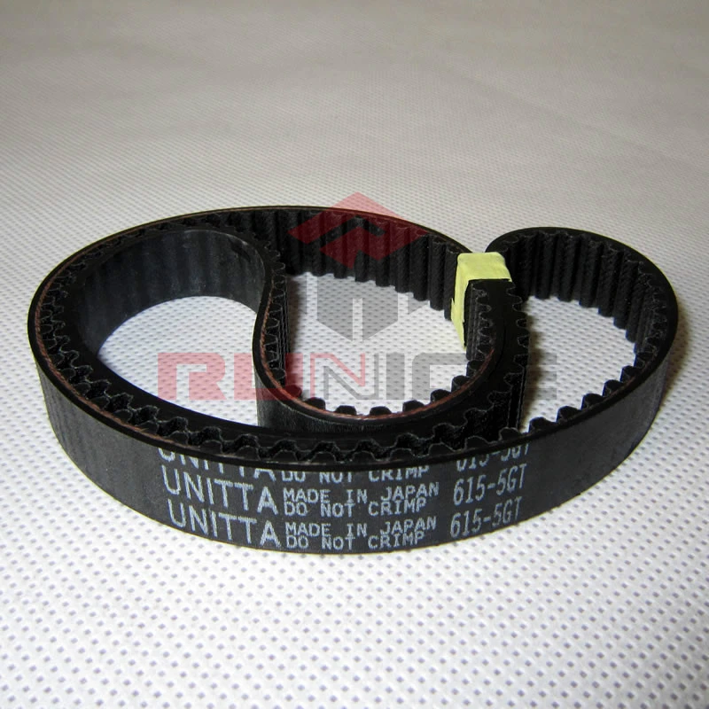 Timing Belt 615-5gt Width 15mm Arc Teeth Industrial Rubber Unitta Brand ...