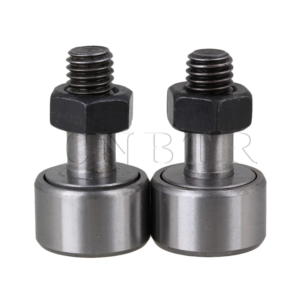 CNBTR 2pcs KR19 Cam Follower Needle Roller Bearing M8 Thread Type ...