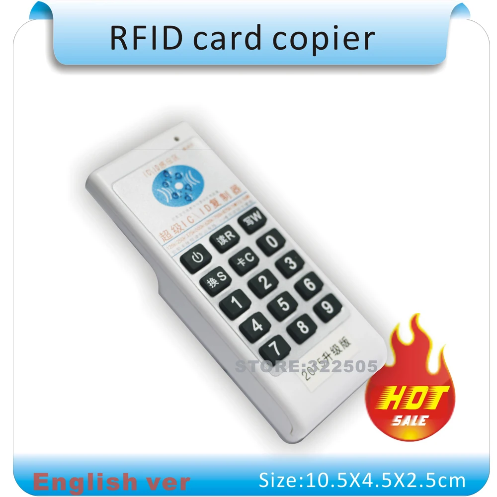 Updated version English voice prompt 125KHz -13.56MHZ Handheld RFID ...
