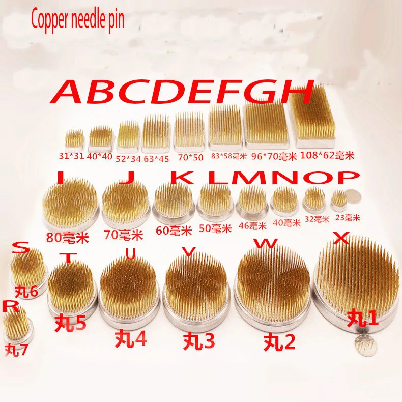 Japanese-Ikebana-Kenzan-Needle-Flower-Base-Brass-Holder-Spiky-Frog ...