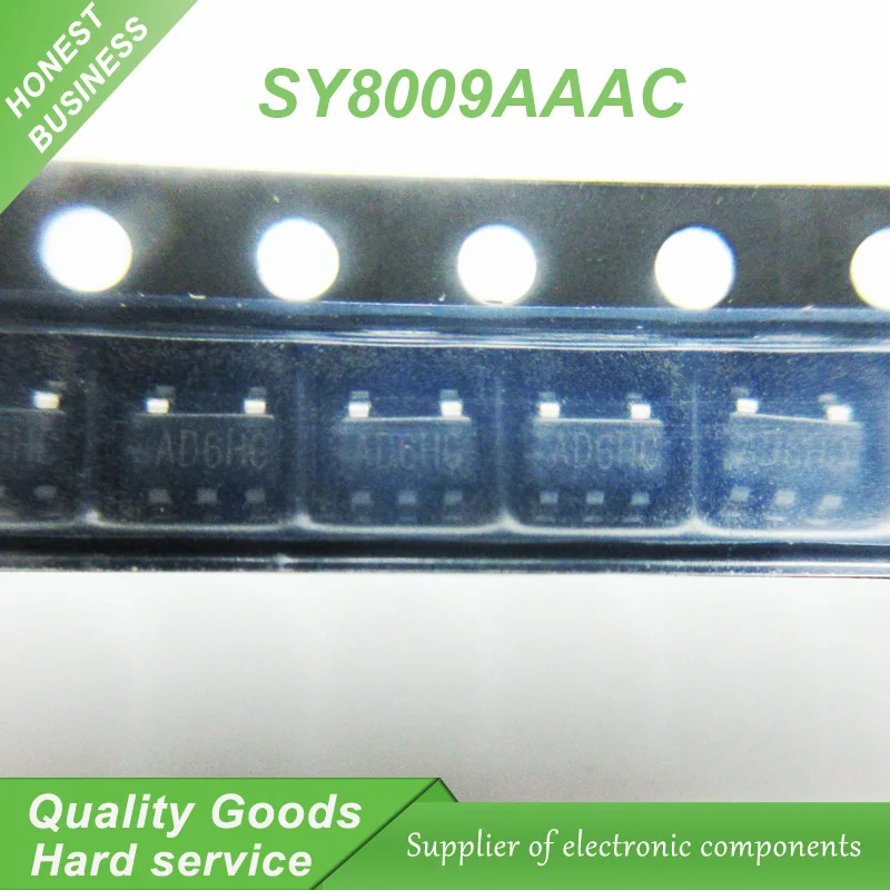 100pcs Sy8009aaac Sy8009a Sy8009a Sot23-5 Dc-dc Buck Regulator New ...
