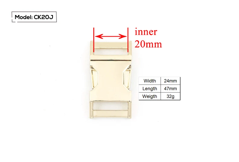 Acessório De Bloqueio De Segurança Durável Fecho De Cinta De 20 Mm E ...