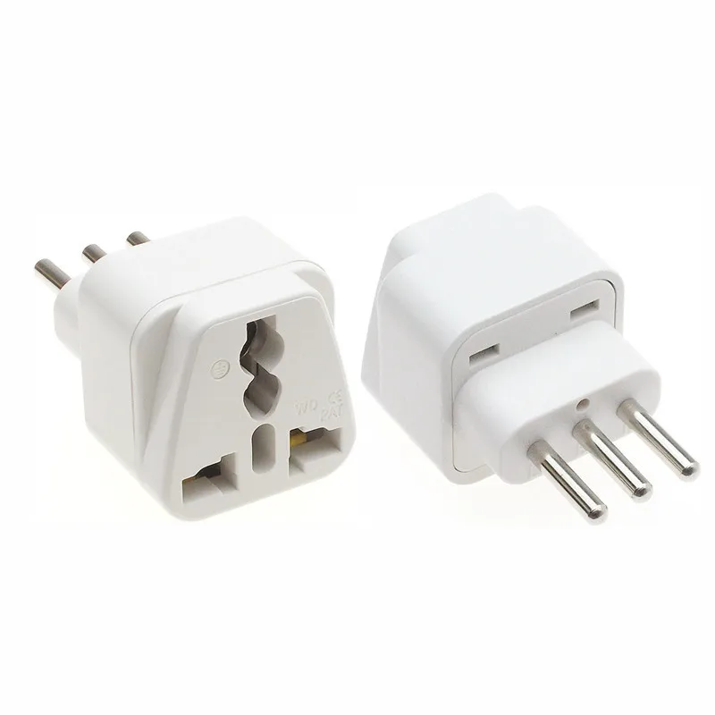 Italian Uruguay Travel Adapter Type L Plug Multi Outlet Change EU/GE/US ...