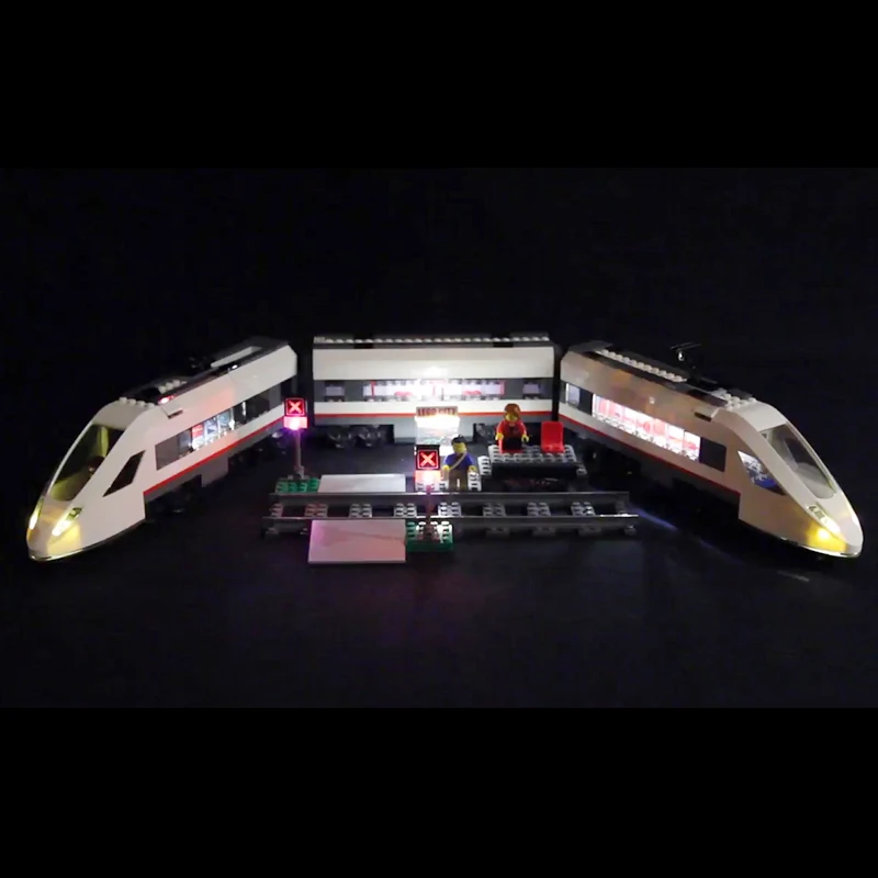 LEGO 60051 Led Light High-speed Passenger Train Brick kits | Bricks Delight