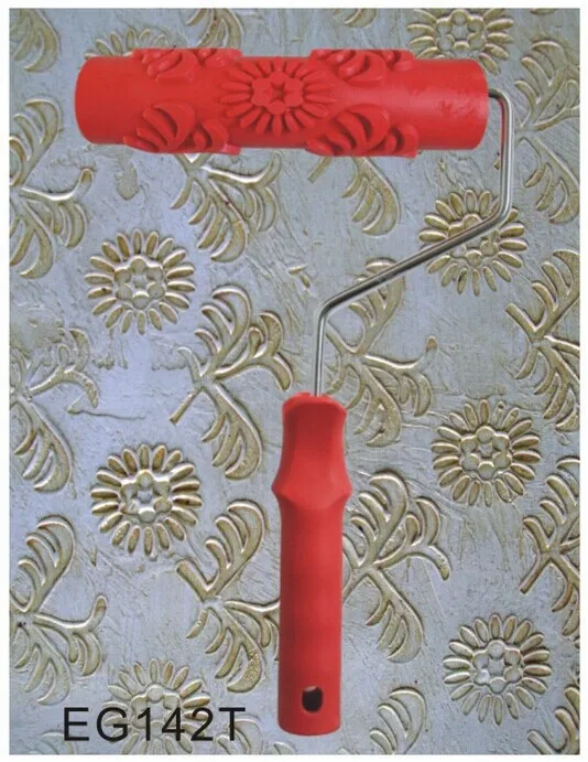 DIY 7 "3D de borracha rolo de pintura de parede, decoração home arte ...