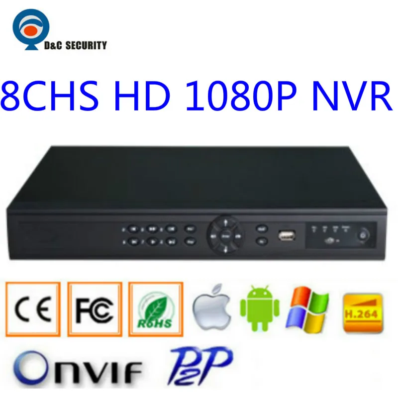 HD 8 Chs 1080P H.264 CCTV NVR Recorder for IP LPR Cameras& IP Fisheye ...