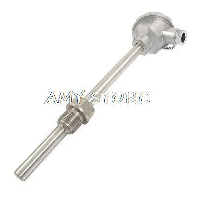 200 450C PT100 100mm Rod Temperature Transmitter Sensor Thermocouple ...