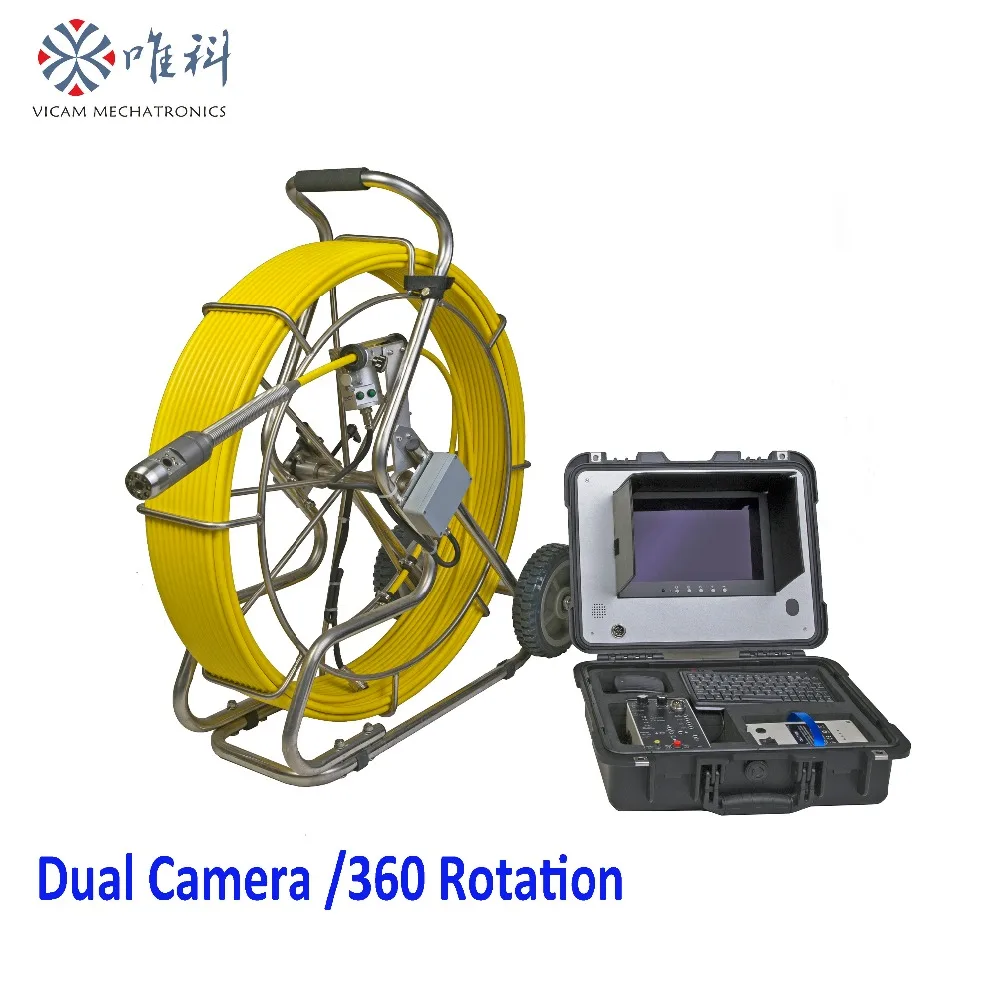 Vicam 60mts pipeline video inspection camera with 360 degree rotation ...
