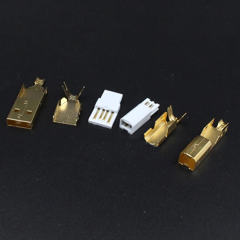 1Set USB Type B Standar Port Female Solder Jack Konektor PCB Soket USB ...