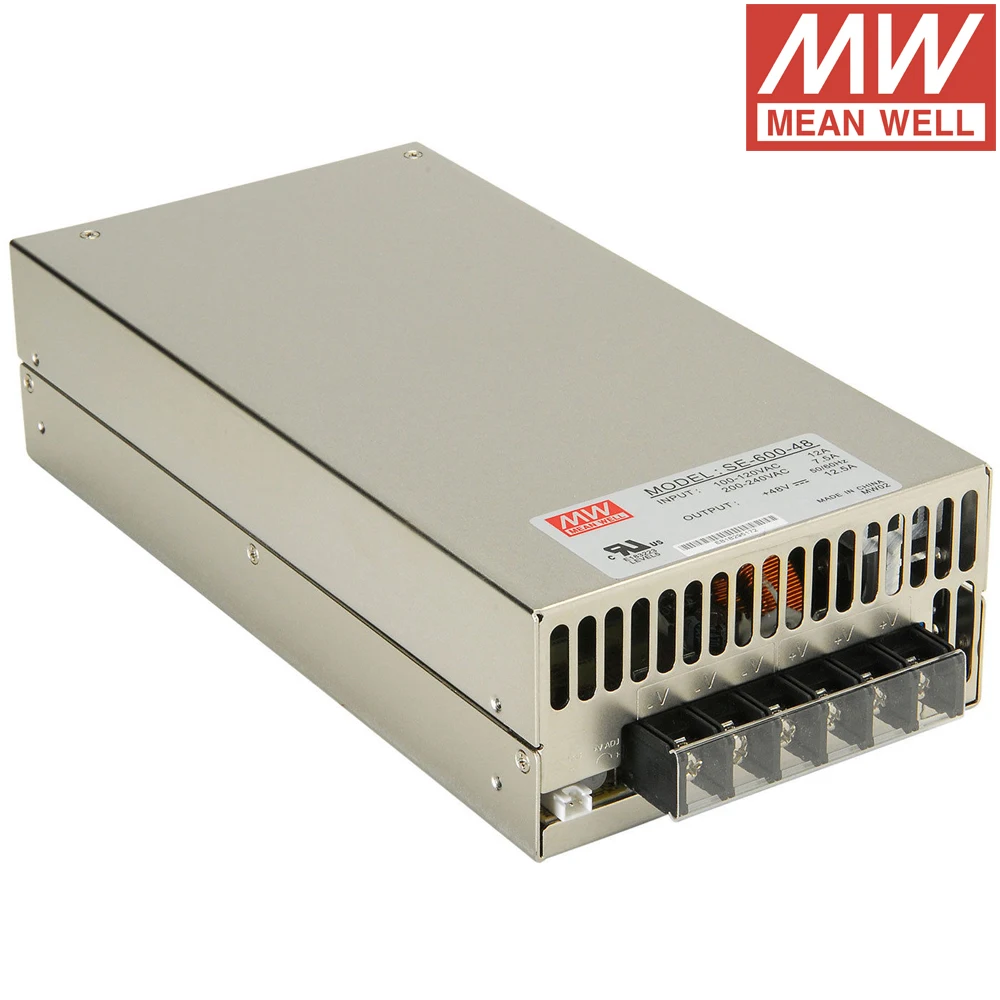 Meanwell SE 600 DC 12V to 48V input 600W Single Output Switching Power ...