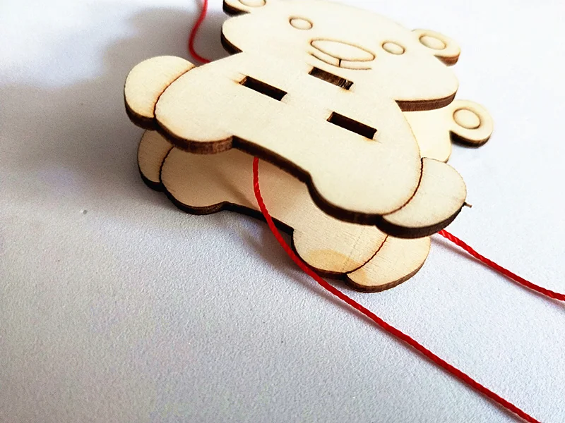 Monday Kids Funny Kids DIY Educational Science Kit Bear Climb Rope Game ...