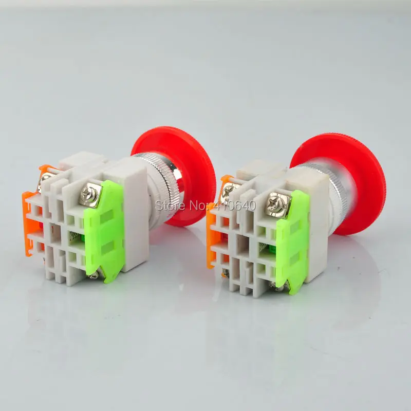 Free shipping Red Mushroom Emergency Stop Push Button Switch Cap LAY7 ...