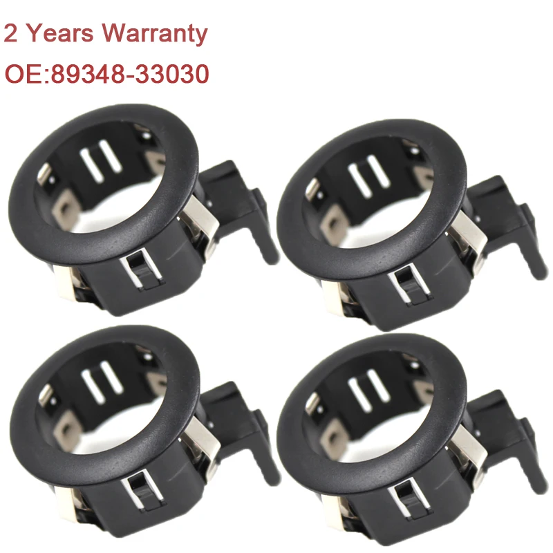 4 ชิ้น 89348 33030 C0 เซ็นเซอร์ที่จอดรถ RETAINER สีดำอัลตร้าโซนิค ...