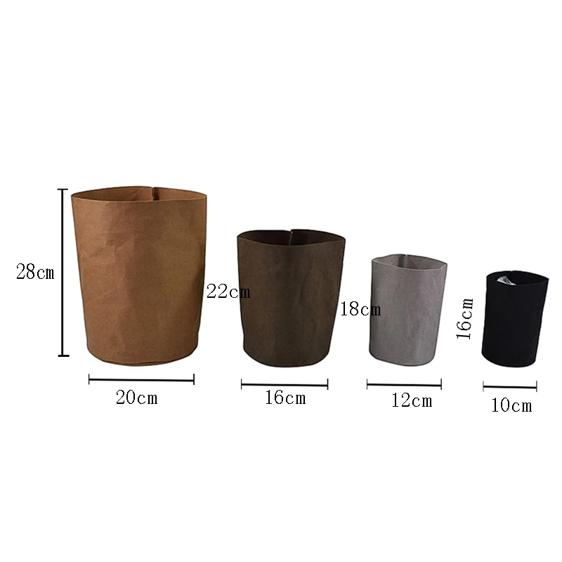 Крафт бумажные мешки для хранения фруктов и овощи чеснок лук цветочный горшок мешок корзина