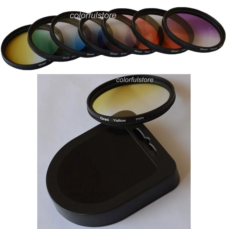 40.5mm 40.5 Mm 1pc Graduated Gradual Red Purple Green Orange Yellow ...