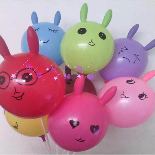 New Product thickening rabbit balloon, shaped latex balloons, animal ...