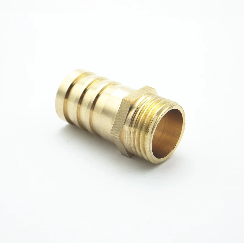 19mm Hose Barb X 1/2" Male Bsp Thread Brass Barbed Pipe Fitting Coupler ...