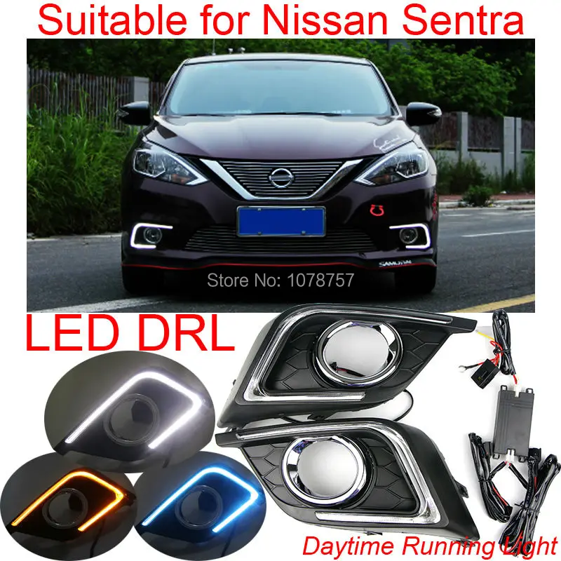 Car styling Bright LED DRL Daytime Running Lights for Nissan Sentra ...