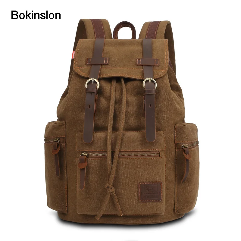 Bokinslon Men Backpack Bogs Practical Large Capacity School Backpacks ...