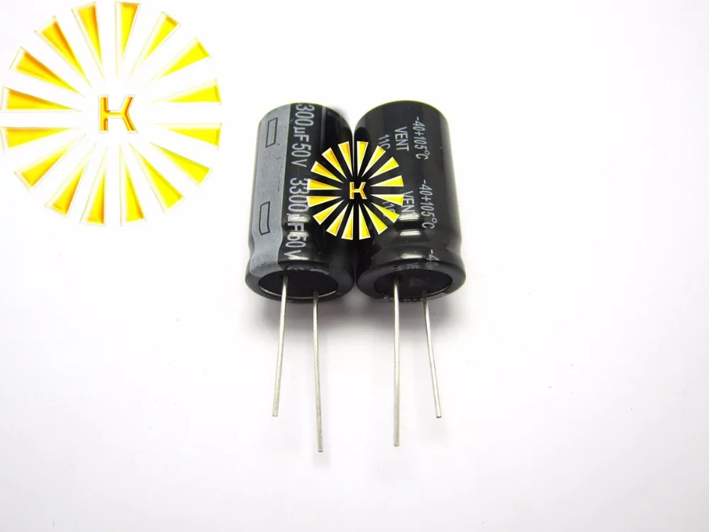 50pcs X 100% New 3300uf 50v 18x30 Aluminum Electrolytic Capacitor ...