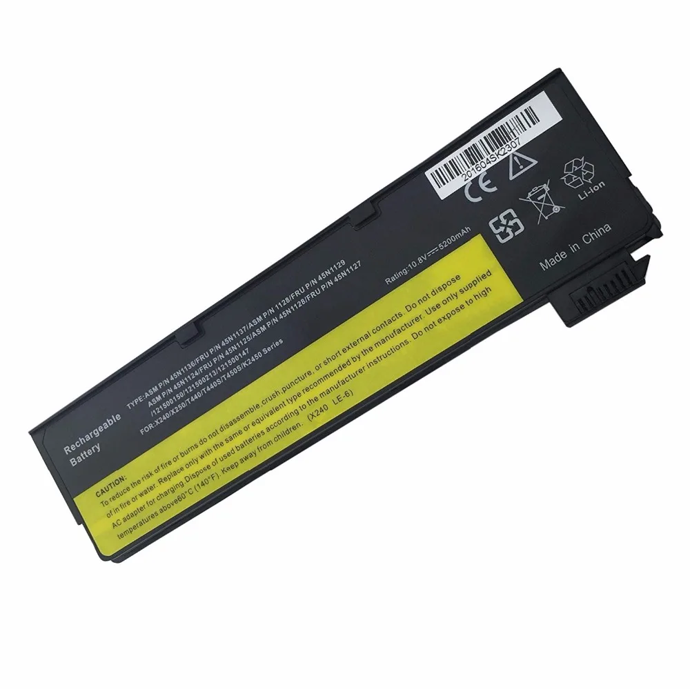 New Battery for LENOVO ThinkPad W550s T550 series 45N1124 45N1125 ...