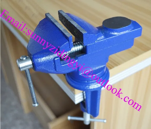 360 degrees adjustable Heavy Type Cross Vice Jaw Bench Vice 70mm max ...