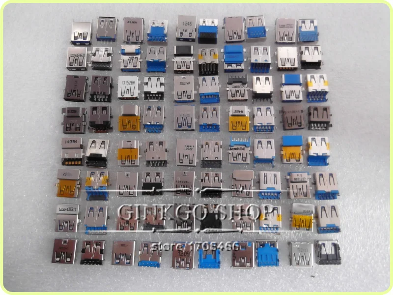 40-Models-3pcs-each-120pcs-lot-USB-3-0-chargingport-jack-USB-Port-for ...