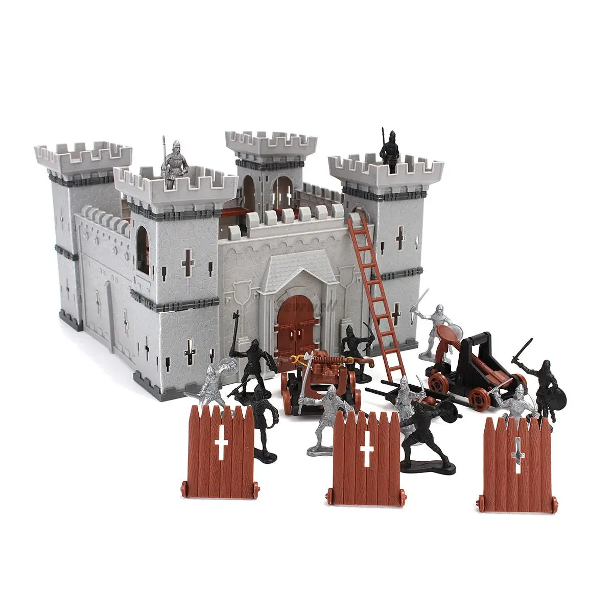 19pcs/set Medieval Knights Catapult Castle Soldiers Infantry Action ...