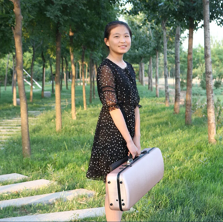 4-4-Violin-Case-Carbon-Fiber-Strap-Hard-Case-Gold-Strong-Yinfente-4 ...