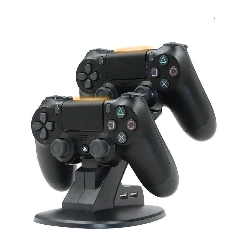 Compatible With Playstation 4 Gamepad Dual Controller Charging Dock ...