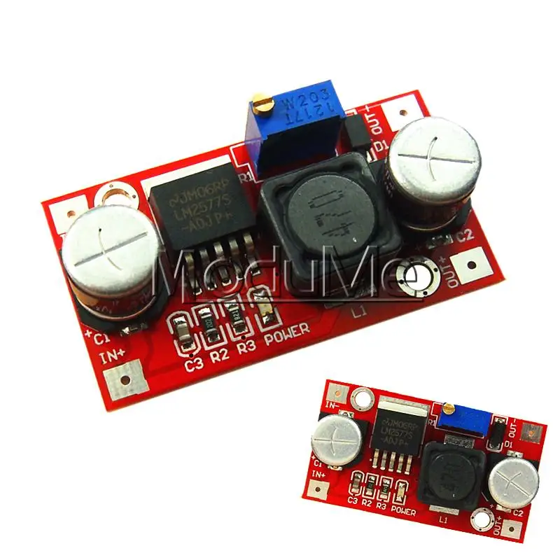 DC DC Adjustable LM2577 LM2577S Step up Power Converter Module for Arduino-in Integrated ...