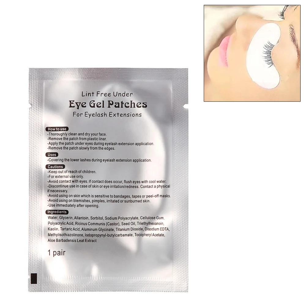 20 Pairs/lot Patches Eyelash Under Eye Pads Lash Eyelash Extension ...