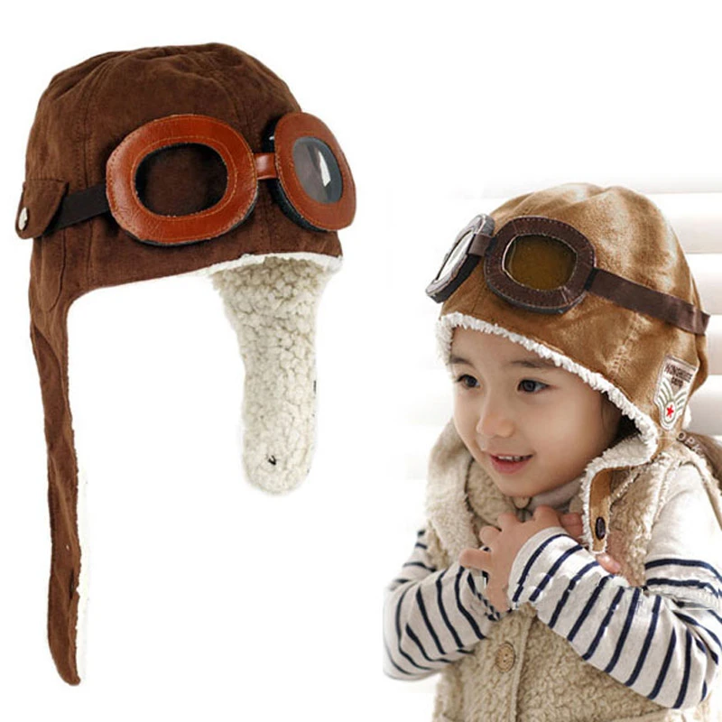 Baby Unisex Solid Hats Winter Baby Toddler Boy Girl Kids Pilot Aviator baby-unisex-solid-hats-winter-baby-toddler-boy-girl-kids-pilot-aviator
