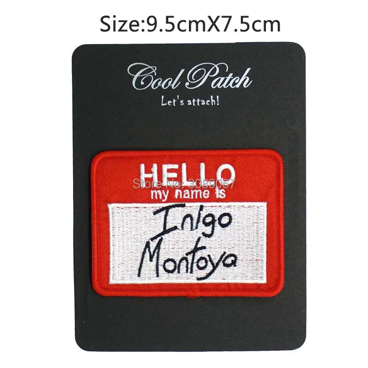 The-Princess-Bride-Hello-my-name-is-Inigo-Montoy-patch-Comics-tv-movie ...